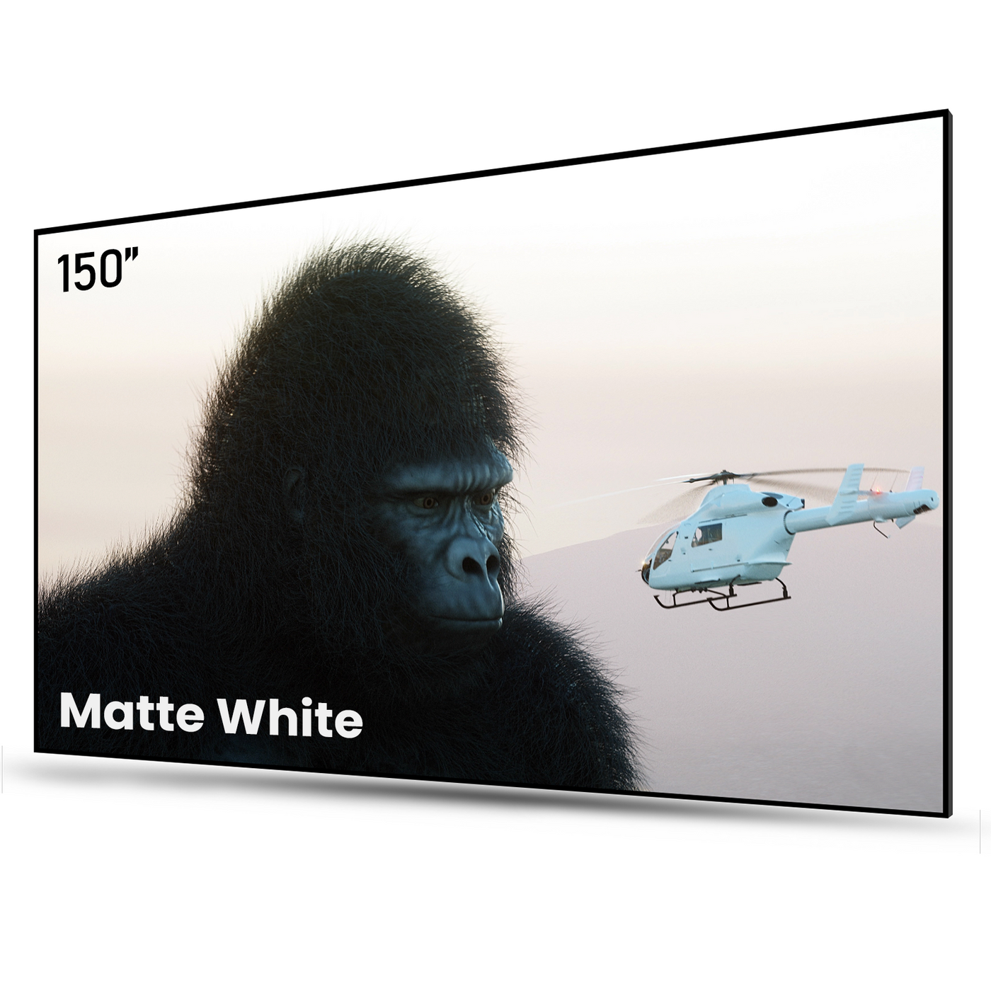 100-180 inch Matte White Projector Screen