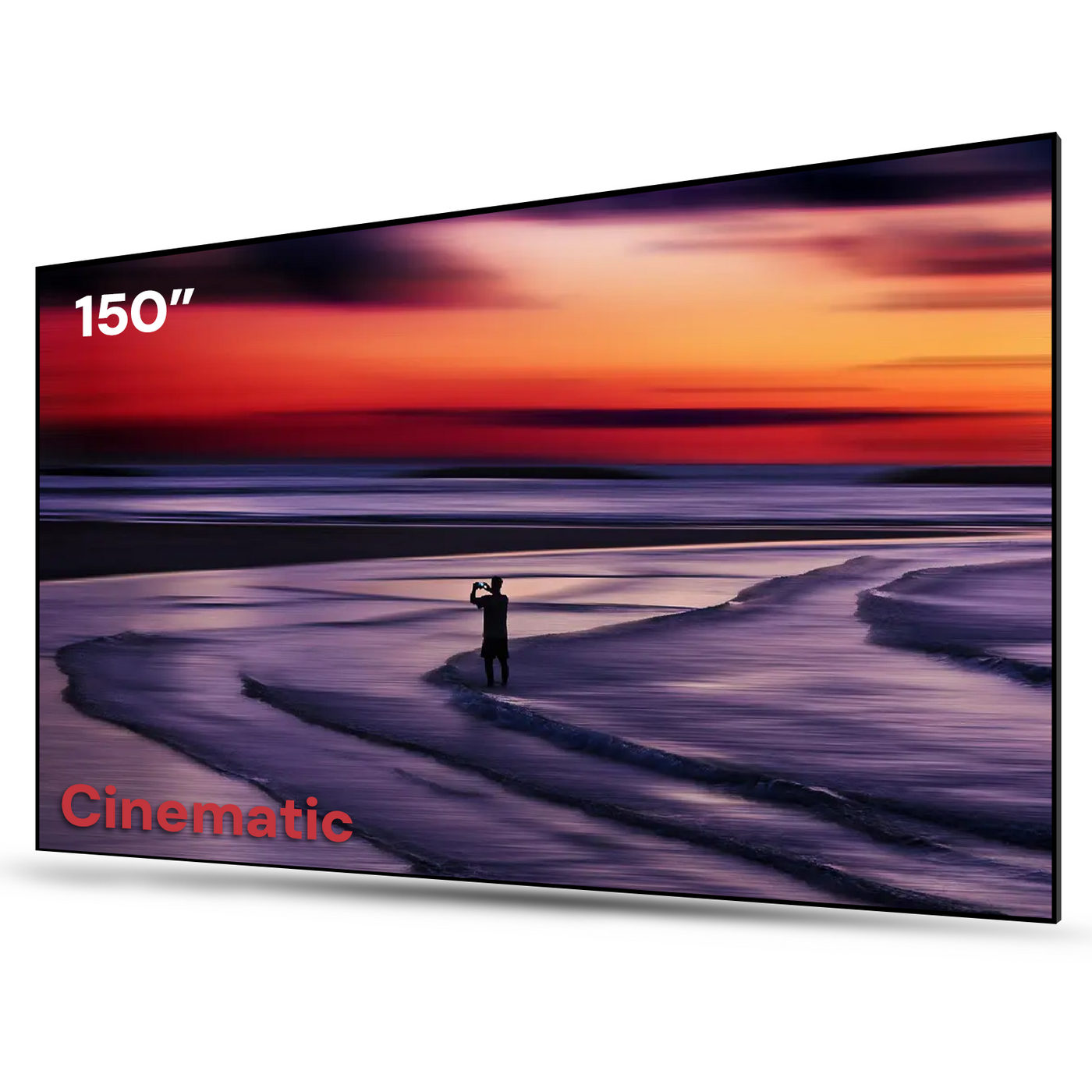 Cinematic ALR | Ideal 150" UST Projector Screen - AWOL Vision