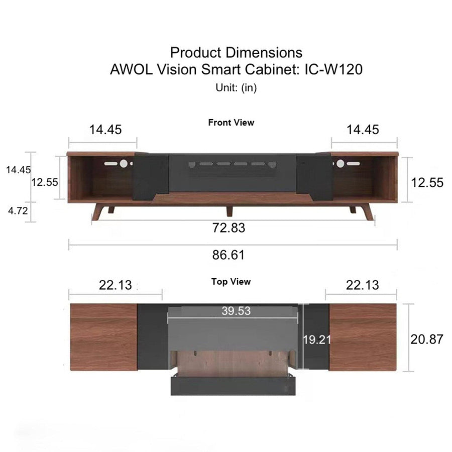 Awol Vision Smart UST 100''-120'' Projection Cabinet IC-W120