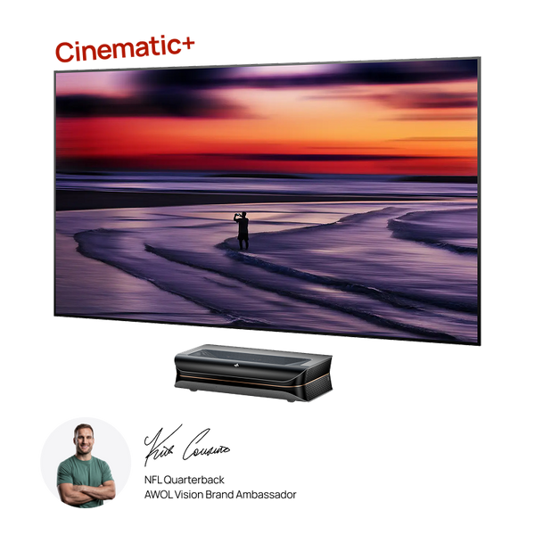LTV-3000 Pro Bundle | 100-132" Wall Mount Cinematic ALR Screen