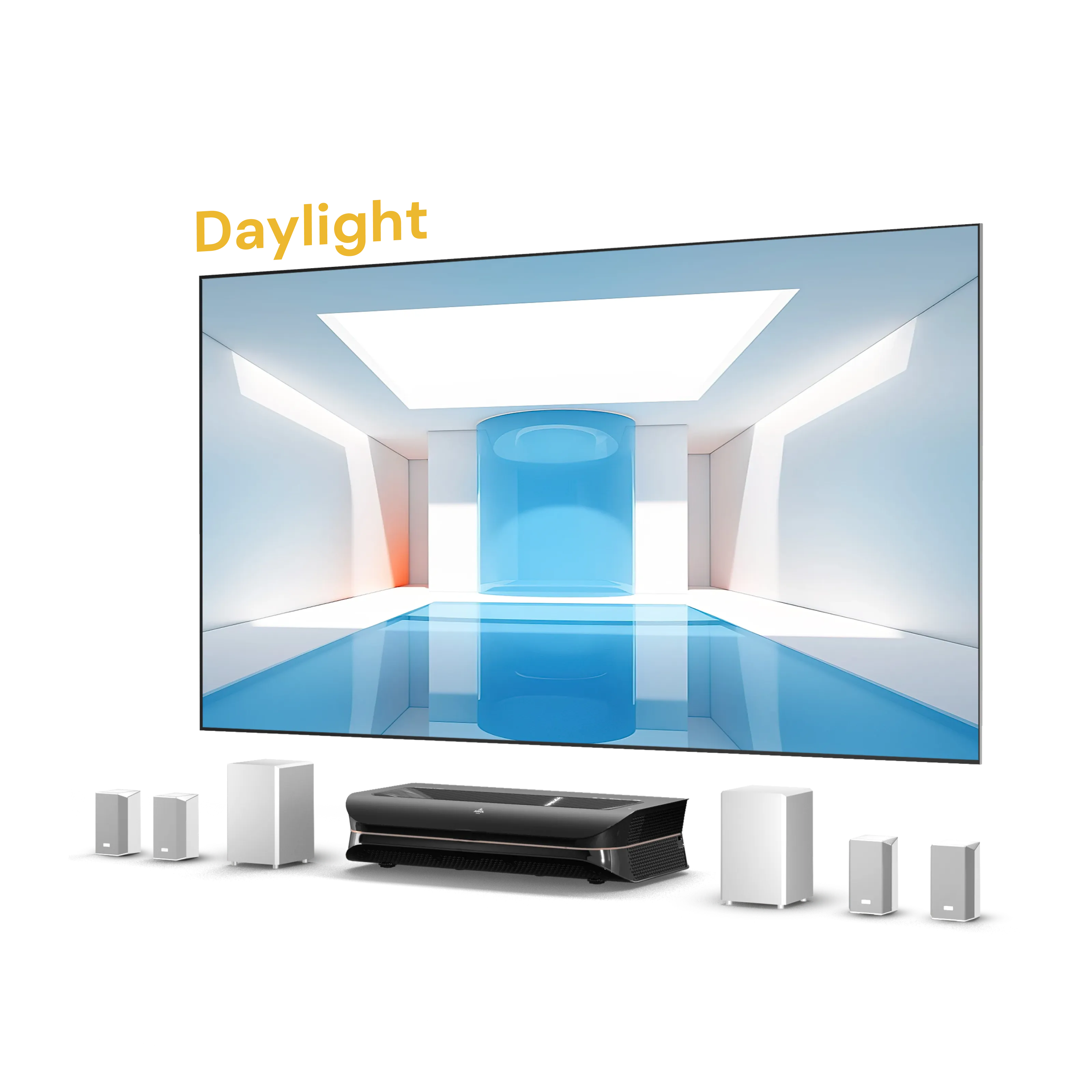 LTV-3000 Pro Bundle | 100-120" Daylight ALR Screen