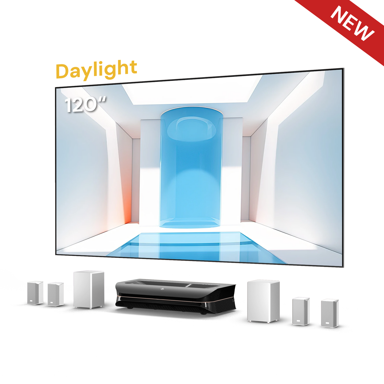 LTV-3500 Pro Bundle | 100-120" Daylight ALR Screen